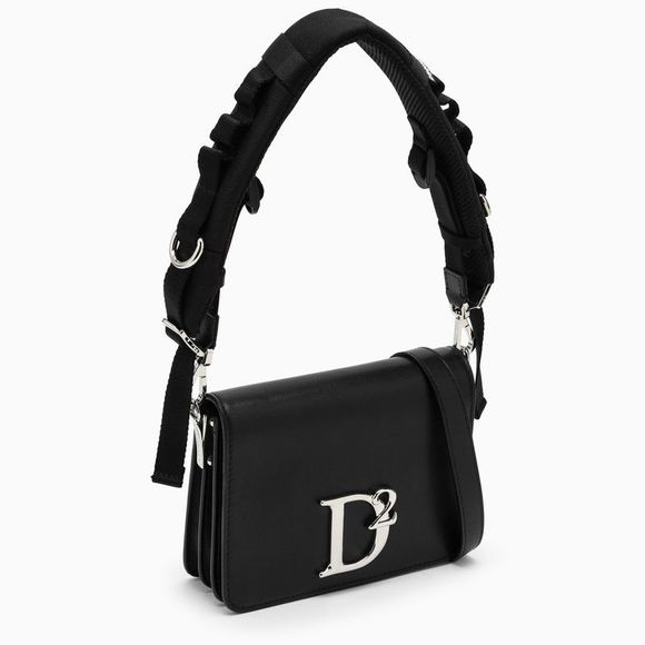 DSQUARED2 | Bags | Dsquared2 Technical D2 Statement Black Leather Bag ...